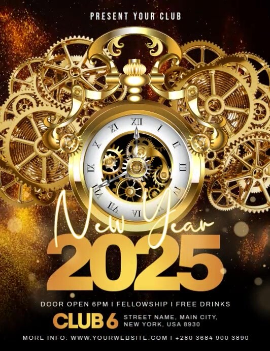 2025 Year End Party Template | PosterMyWall