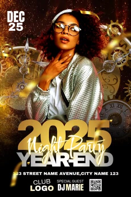 2025 Year End Party Template | PosterMyWall