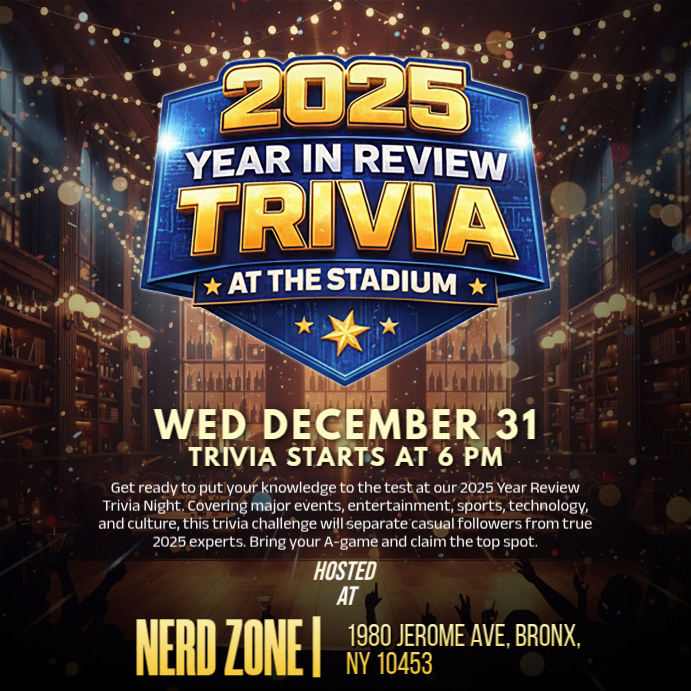 2025 Year In Review Trivia Night Special Instagram Post Template ...