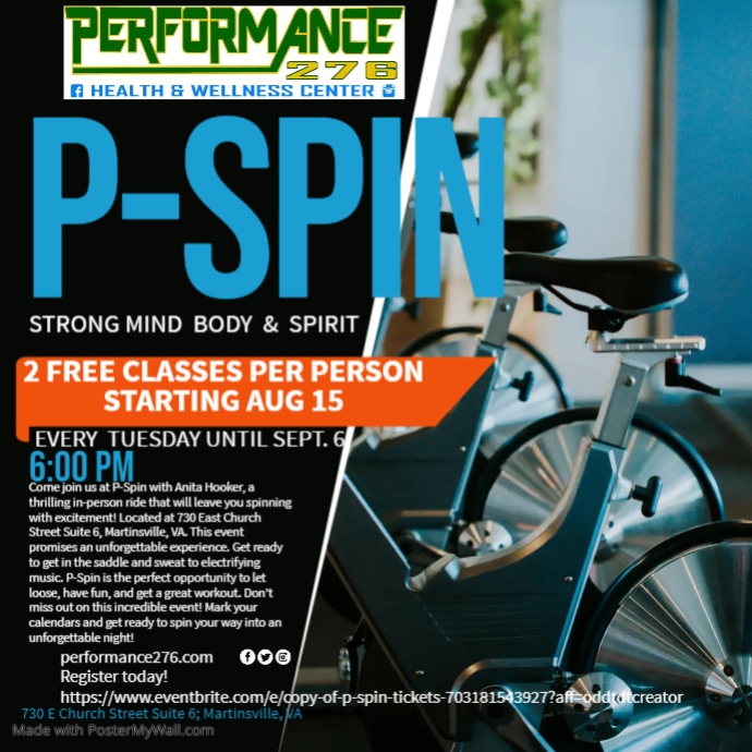 Spin Class | PosterMyWall