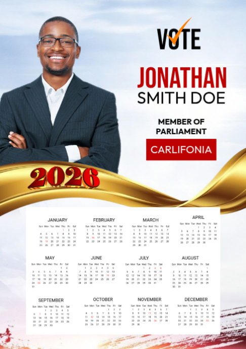 2026 election Campaign poster Template | PosterMyWall