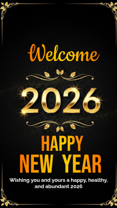 Plantilla de 2026 happy new year | PosterMyWall