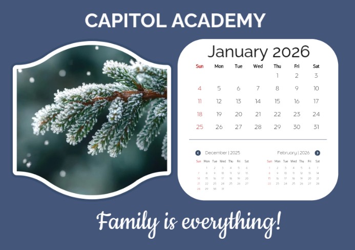 2026 January calendars table top Template | PosterMyWall