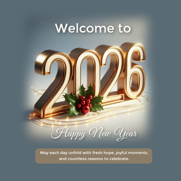 Plantilla de 2026 new year | PosterMyWall