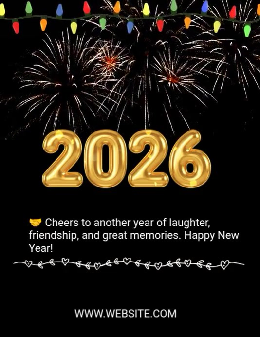 2026 NEW YEAR Template | PosterMyWall