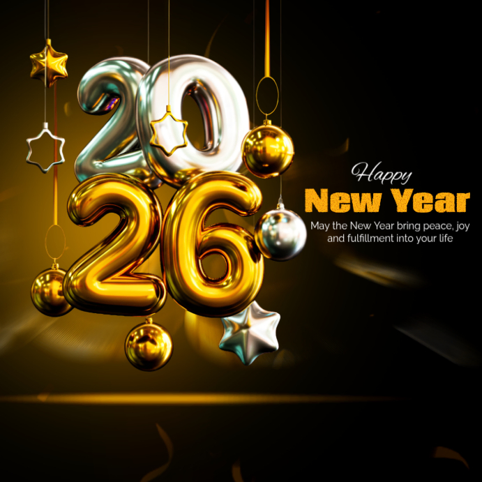 2026 New Year Template | PosterMyWall