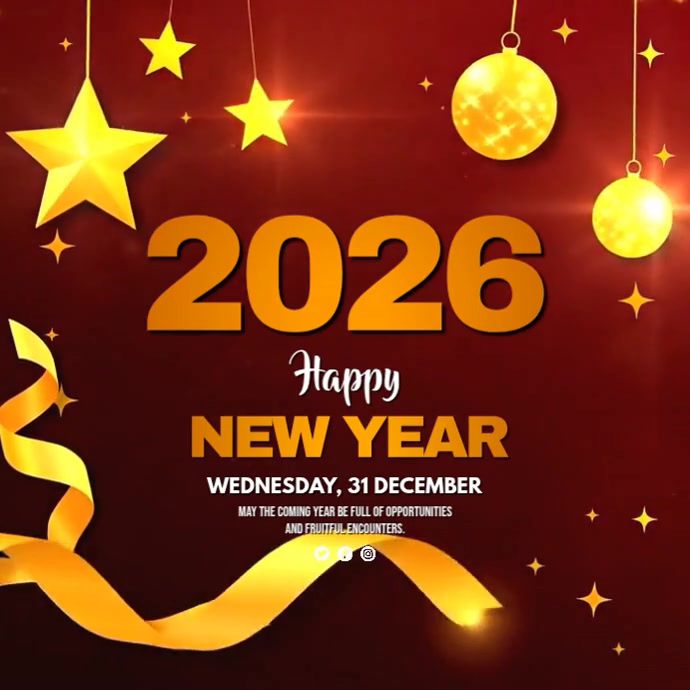 2026 New Year Instagram post Template | PosterMyWall