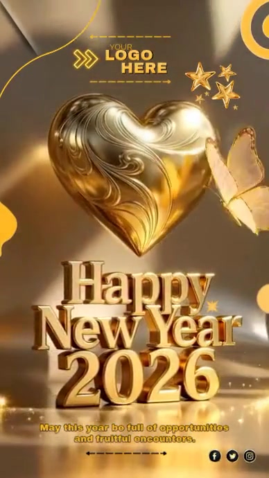 2026 NEW YEAR POSTER Template | PosterMyWall