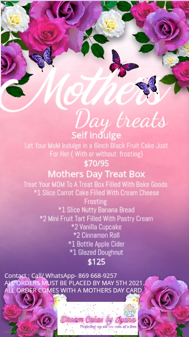 Copy of women's day menu, mother's day menu | PosterMyWall