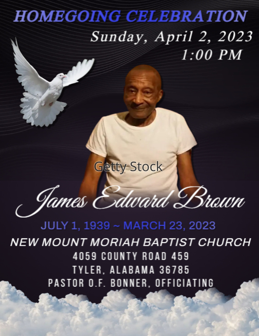 Copy of Funeral Program | PosterMyWall