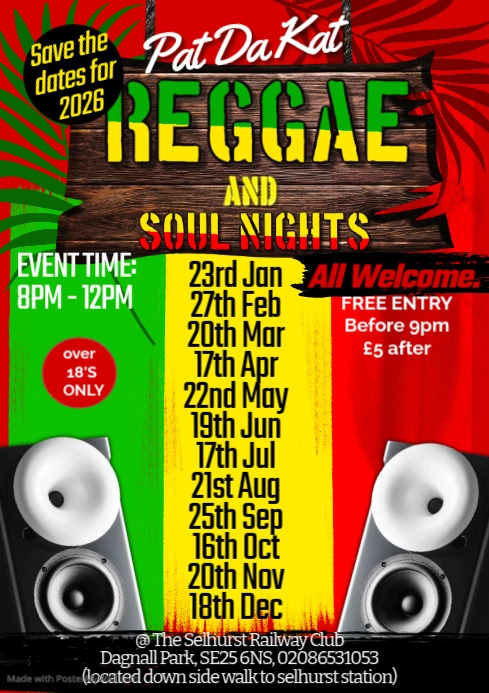 Reggae Festival Flyer (1) | PosterMyWall