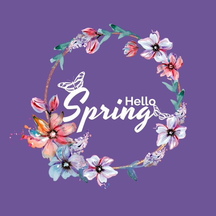 204 Spring Template | PosterMyWall