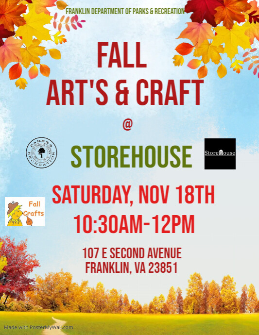 Fall Craft Vendor Event | PosterMyWall