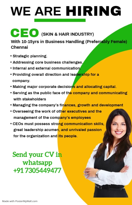 Hiring ad | PosterMyWall