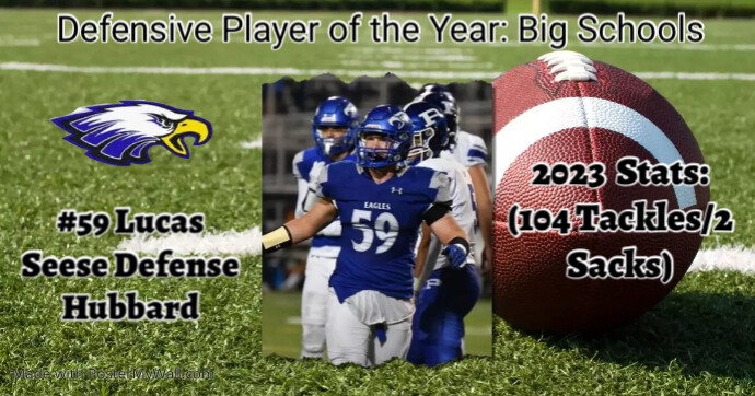 Copy of DPOY BIG SCHOOLS WINNER | PosterMyWall