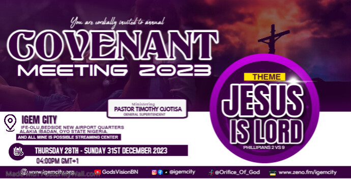 COVENANT MEETING (1 (2) | PosterMyWall