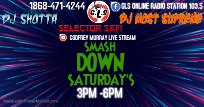Copy of Smash Down Saturdays | PosterMyWall