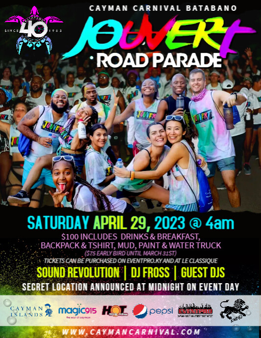 Copy of 2024 J'ouvert Main Flyer | PosterMyWall