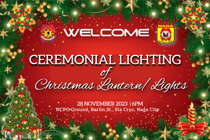 Copy of NCPO CEREMONIAL LIGHTING OF CHRISTMAS LANTERN/LIGHTS | PosterMyWall