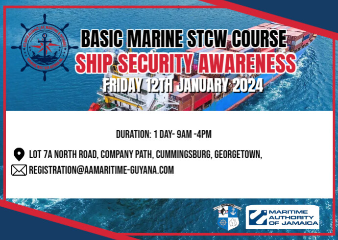 Ship Security Awareness Flyer 2024 | PosterMyWall