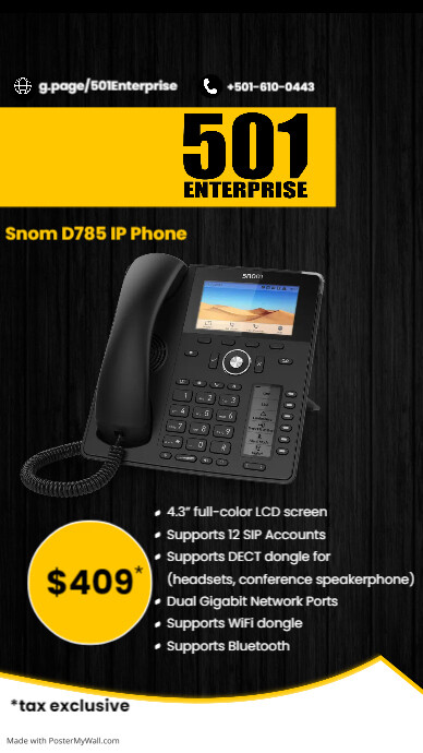 Snom D785 IP Phone | PosterMyWall