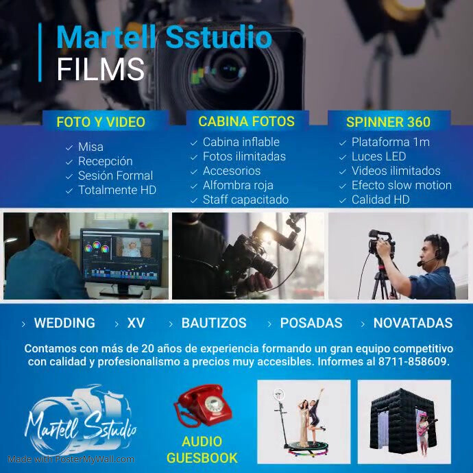 Copy of Video production company ad | PosterMyWall
