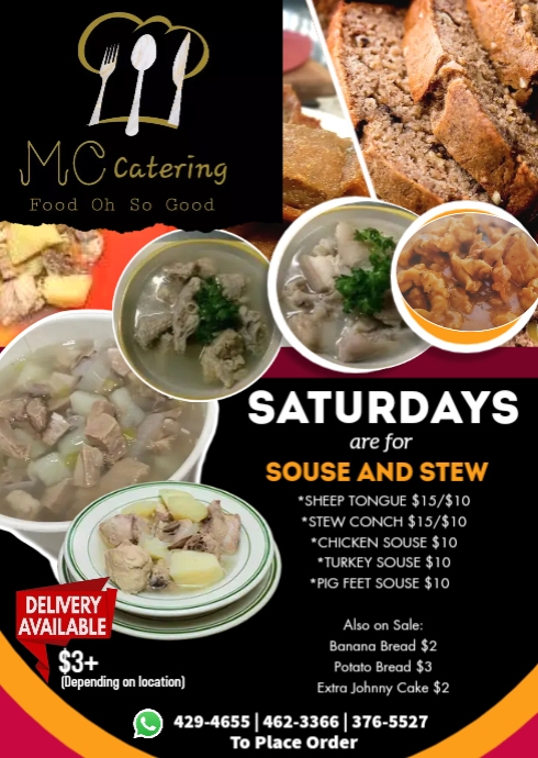MC Cartering Souse Flyer | PosterMyWall