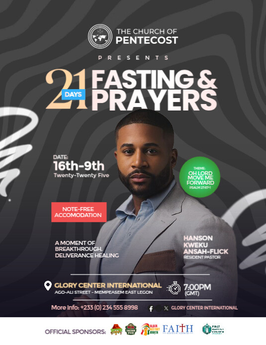 21 Days Fasting and Prayers Template | PosterMyWall