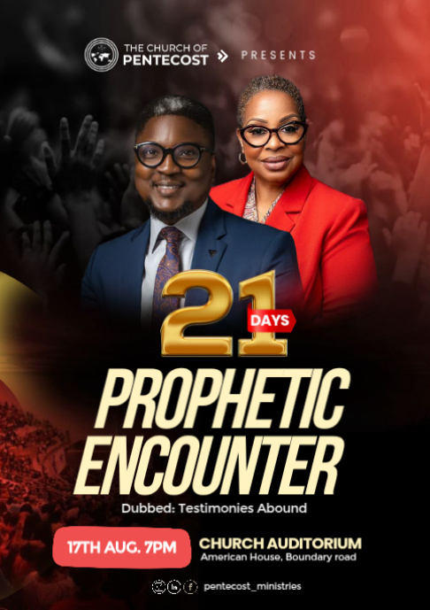 21 Days Prophetic Encounter Template | PosterMyWall