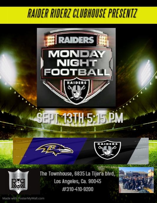 Copy of NIGHT FOOTBALL FLYER | PosterMyWall
