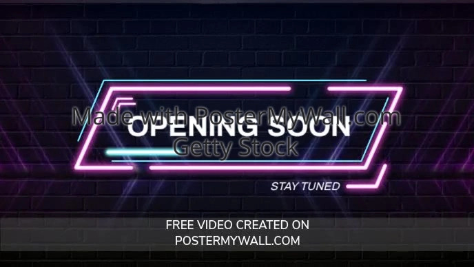 Copy of Copy of Opening Soon Facebook Cover Design | PosterMyWall