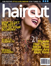 230922 Hair magazine cover template | PosterMyWall