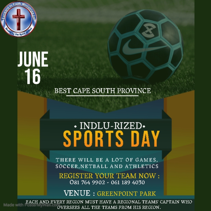 Copy of FOOTBALL SOCCER TRAINING Event Flyer Template | PosterMyWall