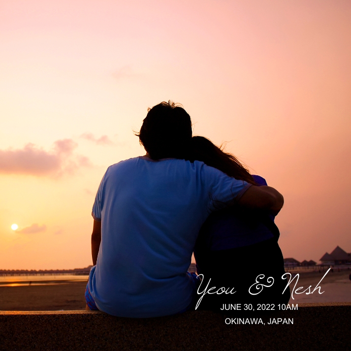 212 Wedding Template | PosterMyWall