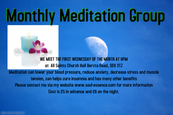 Meditation Group | PosterMyWall