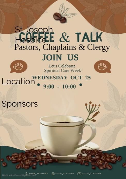 Coffee Talks Flyers | PosterMyWall