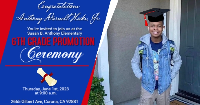 Graduation Party Facebook Event Cover | PosterMyWall