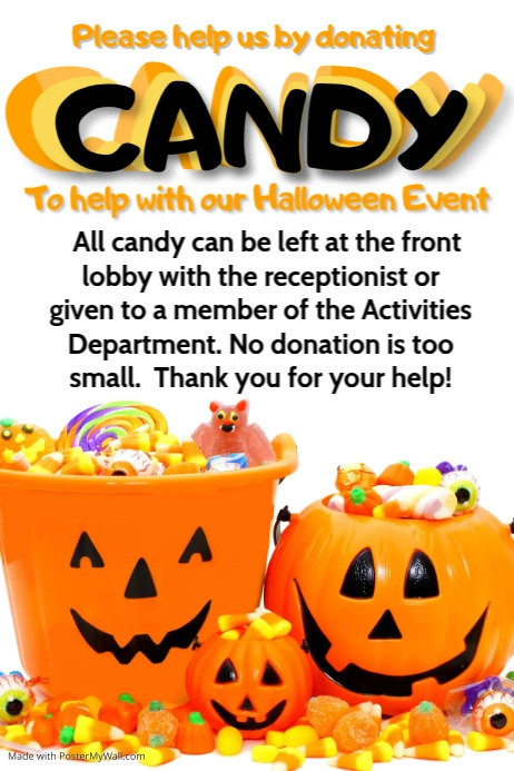 Halloween Candy Collection Party Template | PosterMyWall