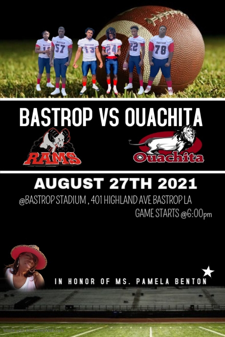 Copy of Football registration | PosterMyWall