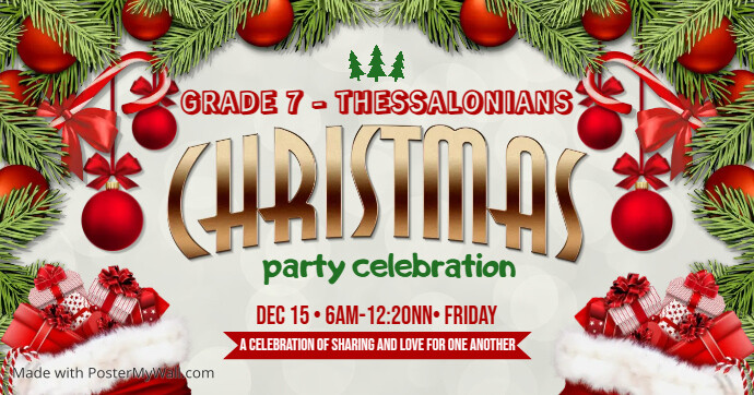 CHRISTMAS PARTY BANNER | PosterMyWall