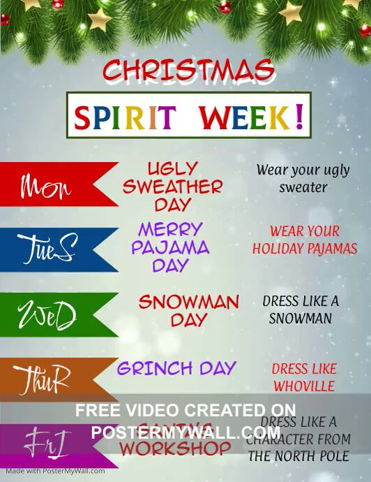 Christmas activities | PosterMyWall