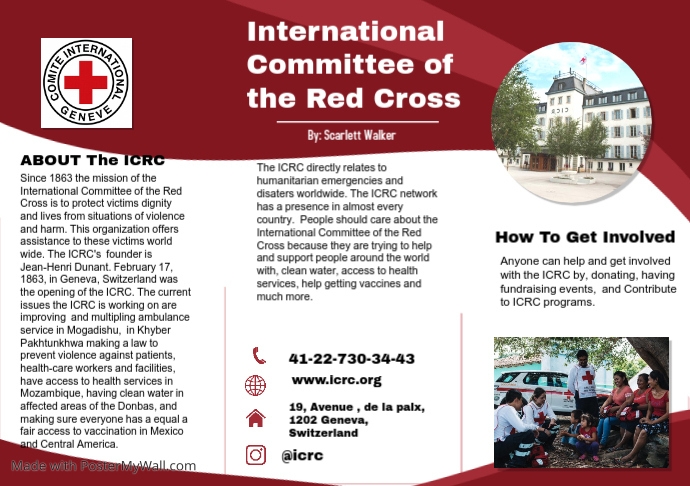 International Committee of the Red Cross page 1 | PosterMyWall