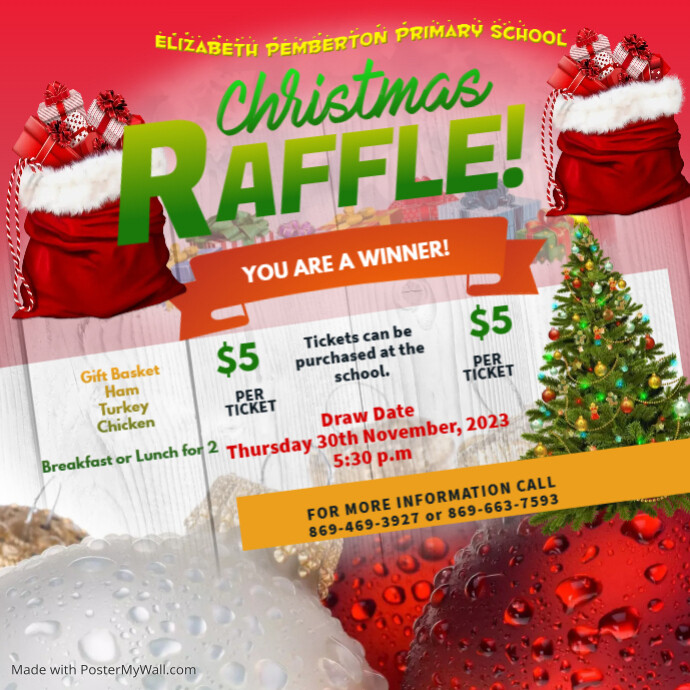 Christmas Raffle Instagram Post | PosterMyWall