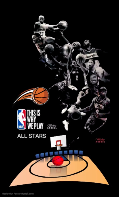 Copy of NBA All Stars | PosterMyWall