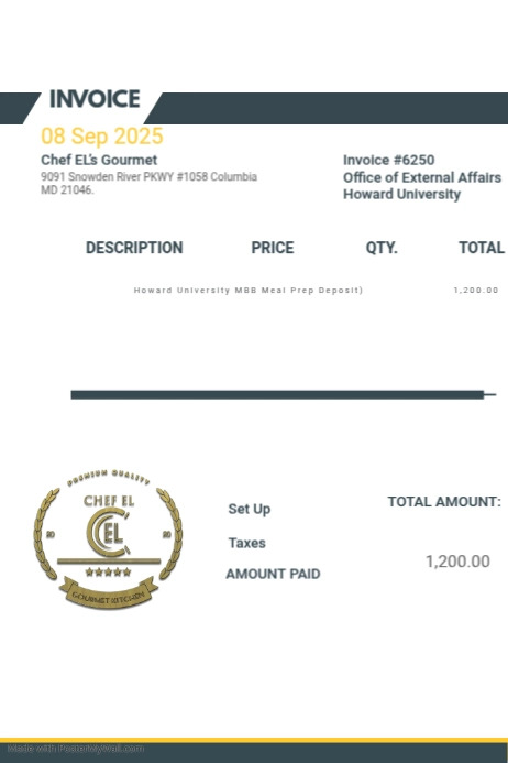 Copy of Modern Work Digital Invoice | PosterMyWall