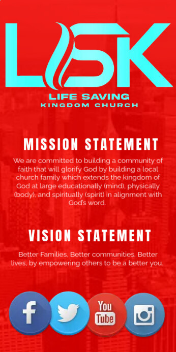 TRF COGIC Mission/Vision | PosterMyWall