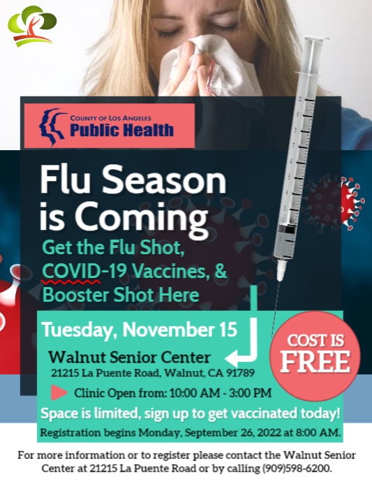 Copy of Flu Shot Campaign Flyer | PosterMyWall