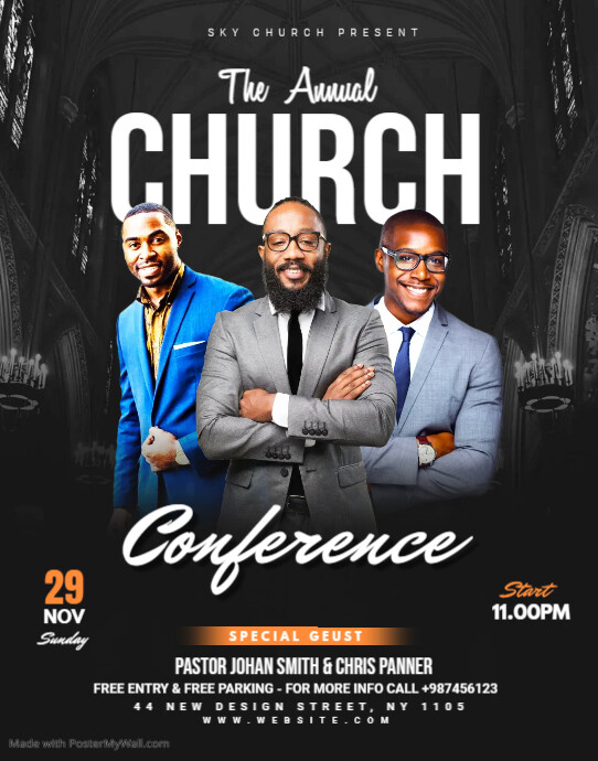 Church conference | PosterMyWall