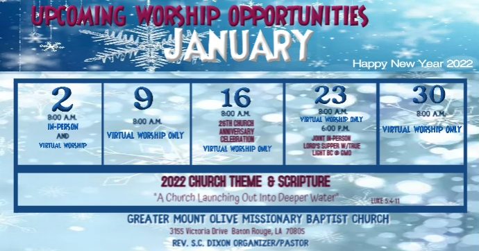 January Events | PosterMyWall