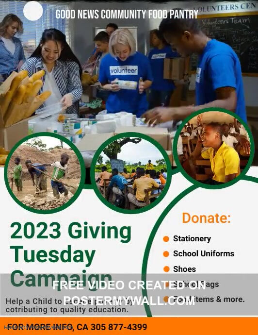 Giving Tuesday Fundraising Flyer Template | PosterMyWall